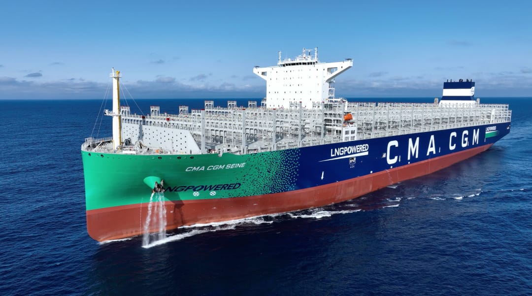 China’s “CMA CGM SEINE” Ushers in a New Era of Green Maritime Logistics ...